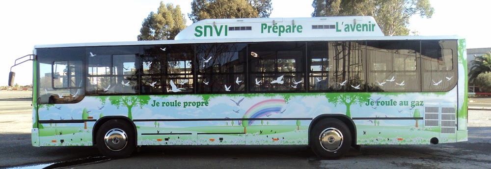 1er bus algérien de transport public fonctionnant au GNC: mise en ...