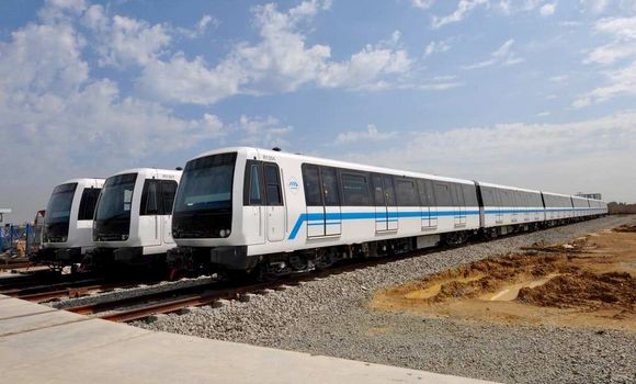 Métro d'Alger: la troisième nouvelle rame réceptionnée lundi Métro d ...